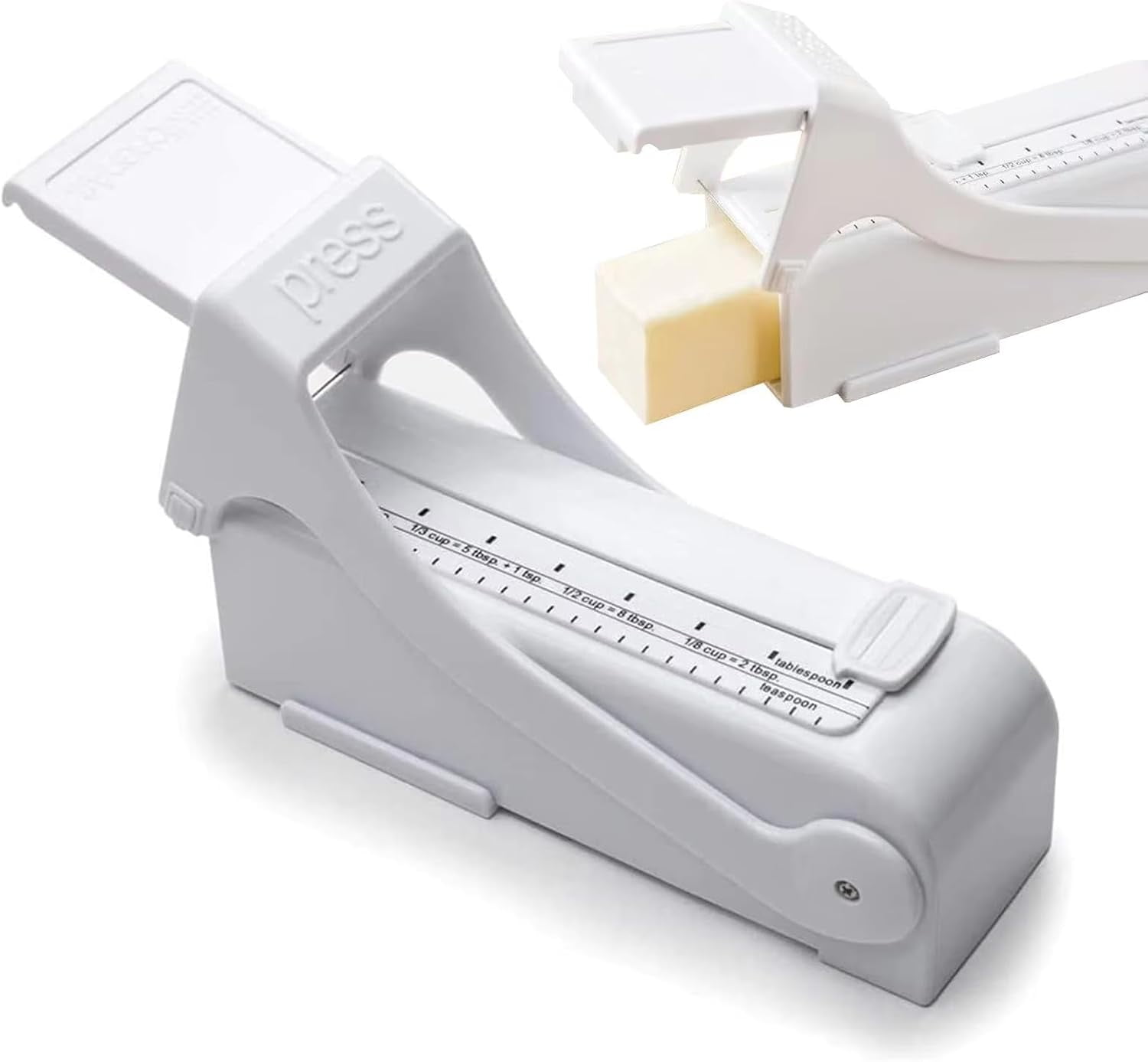 1PCS Kitchen Butter Cutter Slicer – Easy Press Stick Butter Dispenser ...