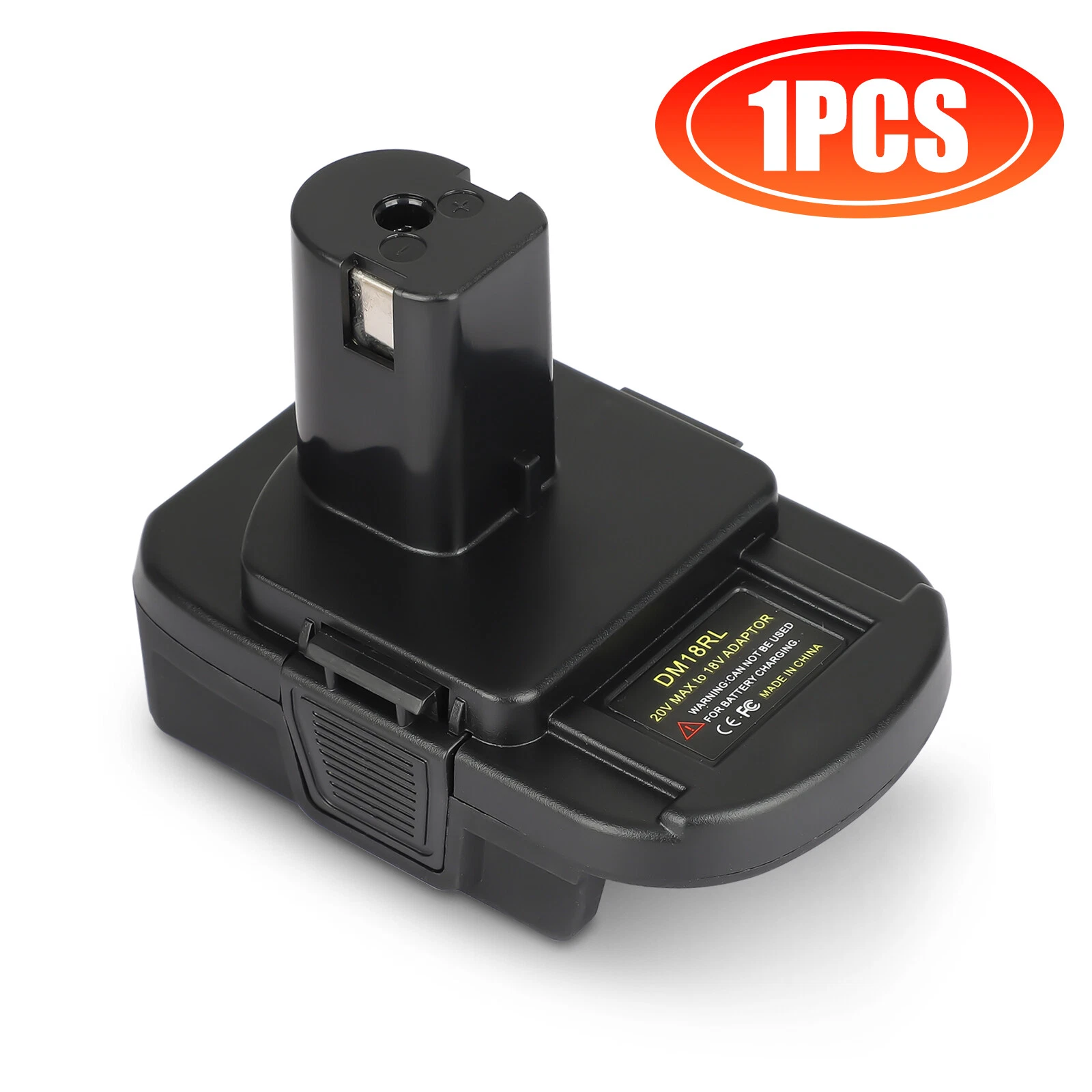 1PCS Li-ion Adapter for Dewalt 20V for Milwaukee 18V Battery to for ...