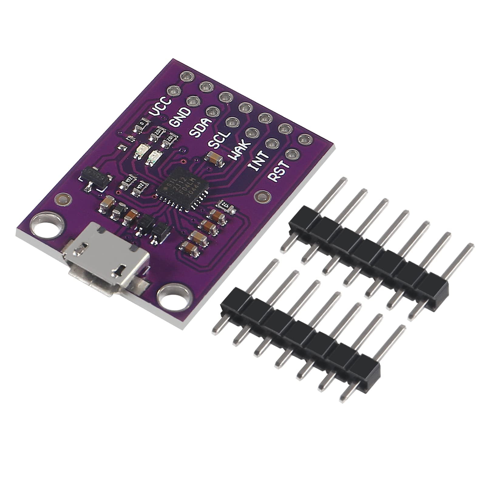 1PCS MCU-2112 CP2112 Debug KEF16 Board USB to I2C Communication Module Evaluation Board for ...