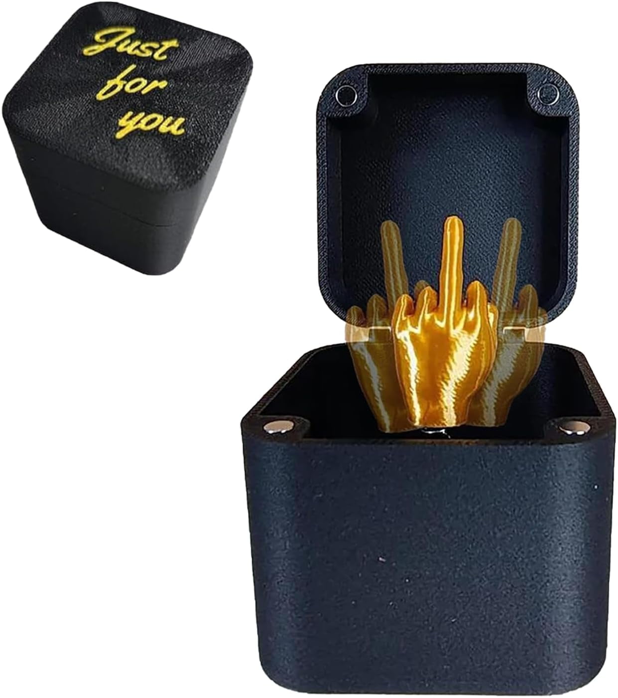 1PCS Finger Middle in a Box，Finger Middle Surprise Gift Box,Prank Gifts ...