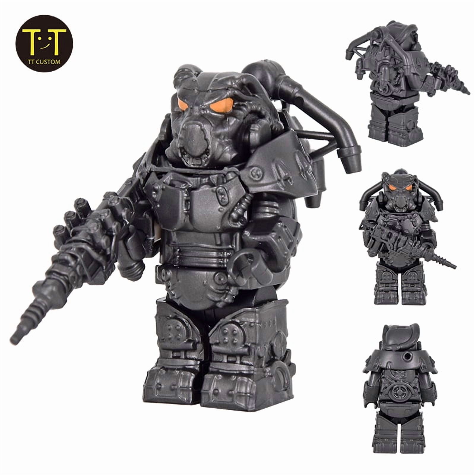1PCS Military Soldiers Mini Anime Action fallouts Figures Weapons Robot ...