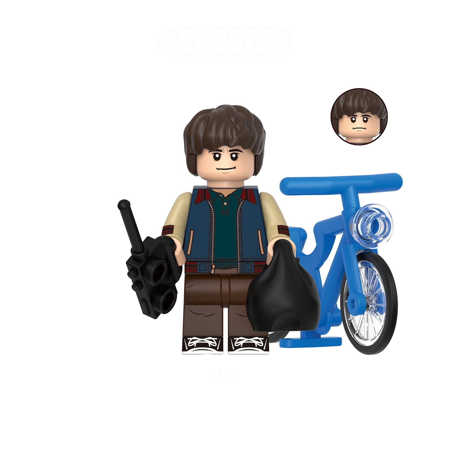 1PCS Minifigures Set –Papa Eleven Upside Down Max Hawkins Movies ...