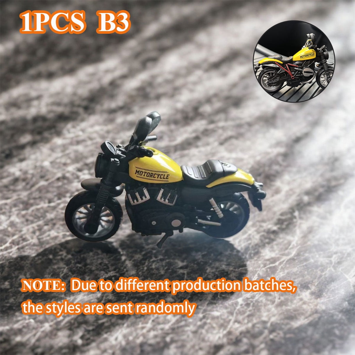 1PCS Motorcycle Model Toys Mini Vehicles Decoration Accessories for Boy ...