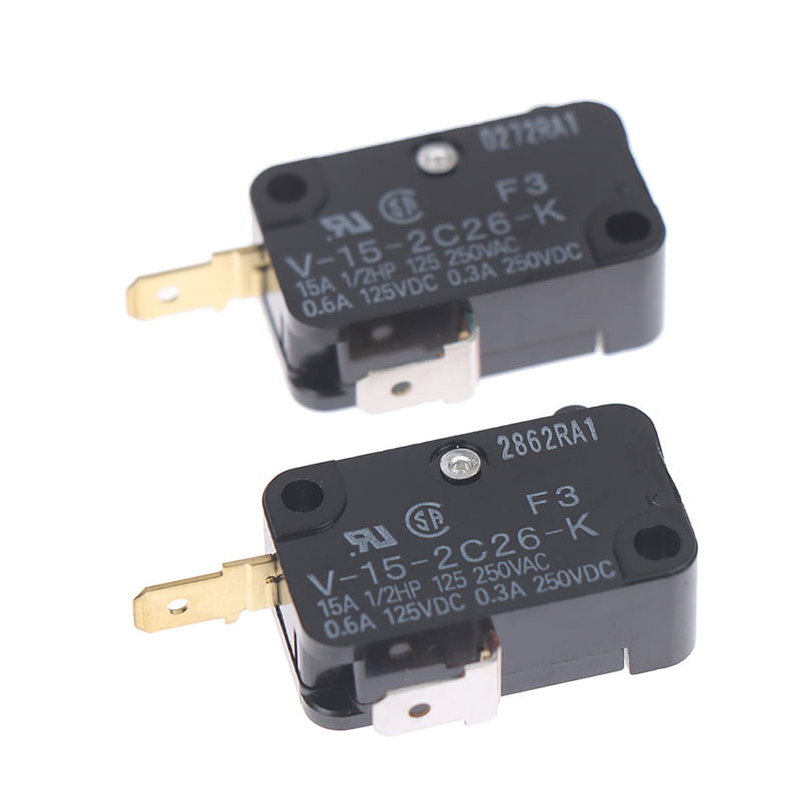 1PCS New Large Micro Switch V-15-2C26-K (F3) 2-Pin Normally Closed Type ...