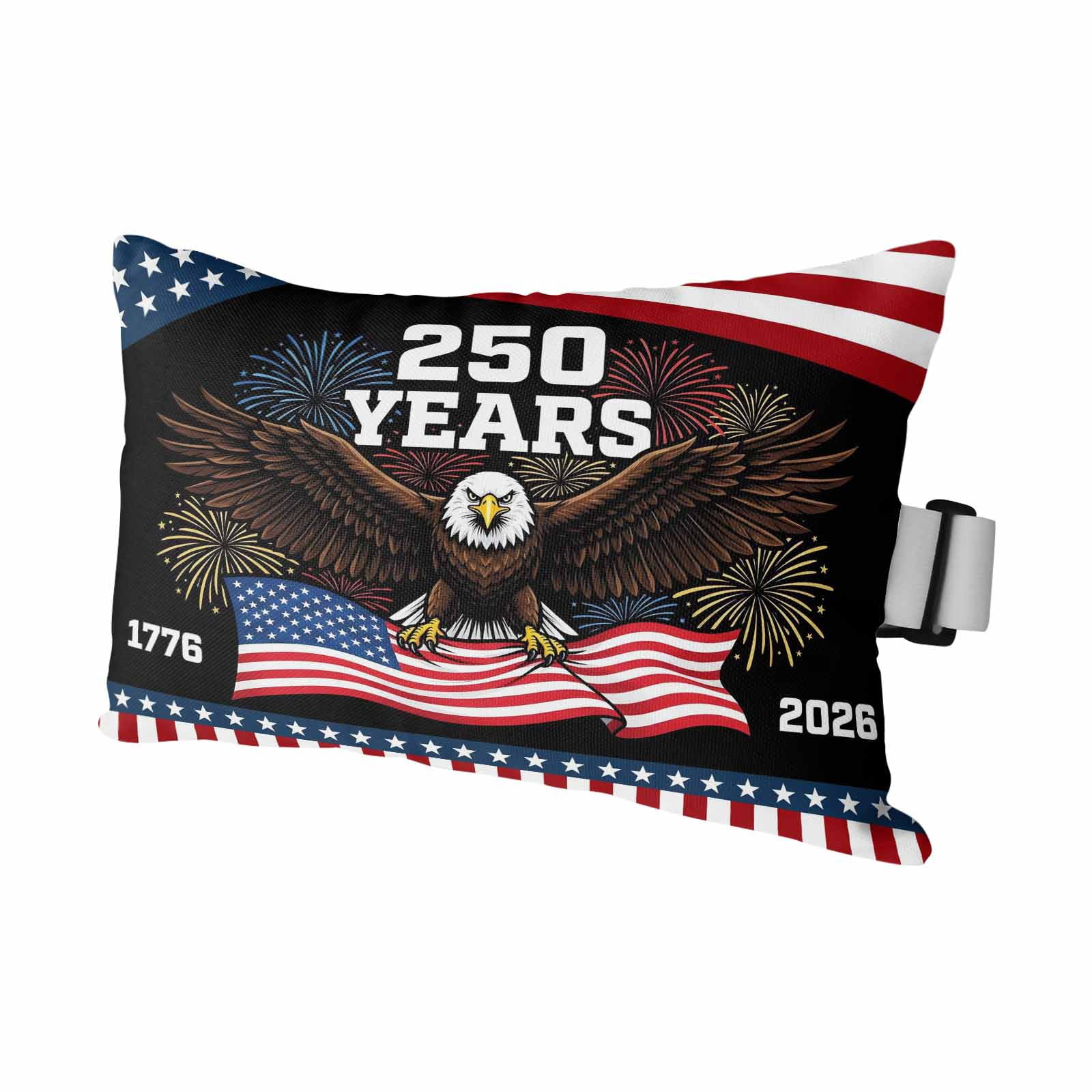1PCS Outdoor Pillow for Chaise Lounge Chair 1776-2026 Patriotic Eagle ...