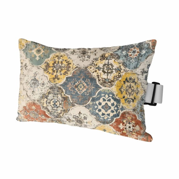 1PCS Outdoor Pillow for Chaise Lounge Chair Abstract Bohemian Ethnic ...