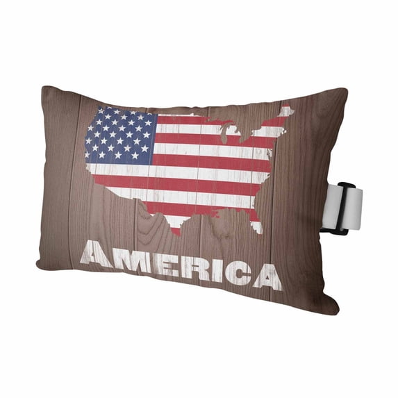1PCS Outdoor Pillow for Chaise Lounge Chair American Independence Day ...