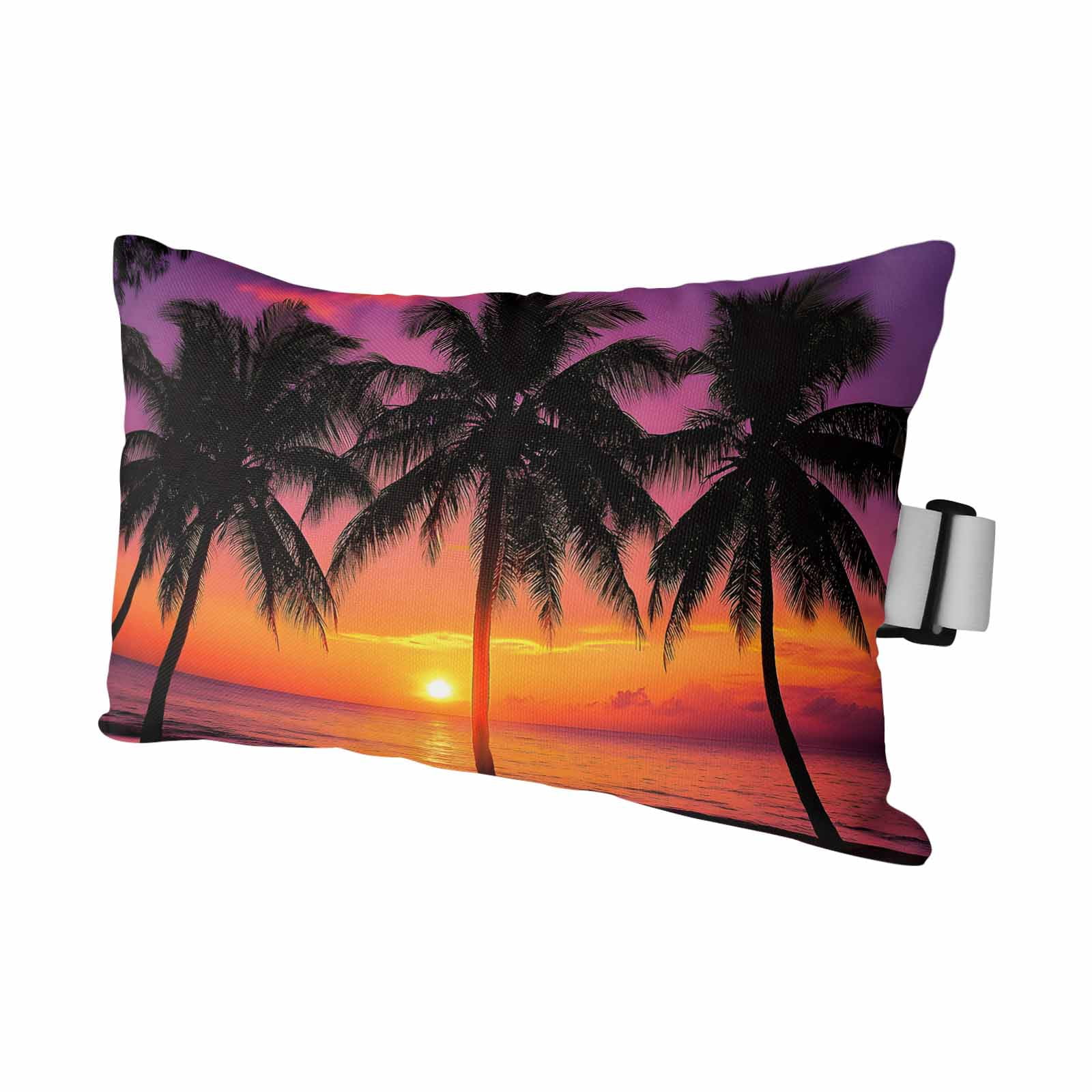 1PCS Outdoor Pillow for Chaise Lounge Chair Beach Sunset Summer Coconut ...