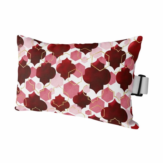 1PCS Outdoor Pillow for Chaise Lounge Chair Burgundy Red Moroccan ...