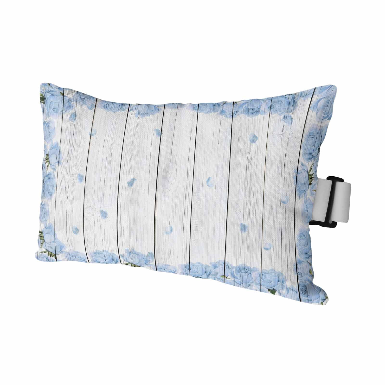 1PCS Outdoor Pillow for Chaise Lounge Chair Country Rose Flower Wood ...