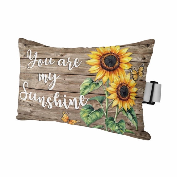 1PCS Outdoor Pillow for Chaise Lounge Chair Country Sunflower Butterfly ...