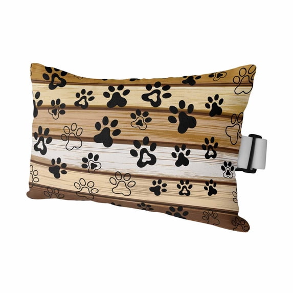 1PCS Outdoor Pillow for Chaise Lounge Chair Cute Dog Paw Print Farm ...