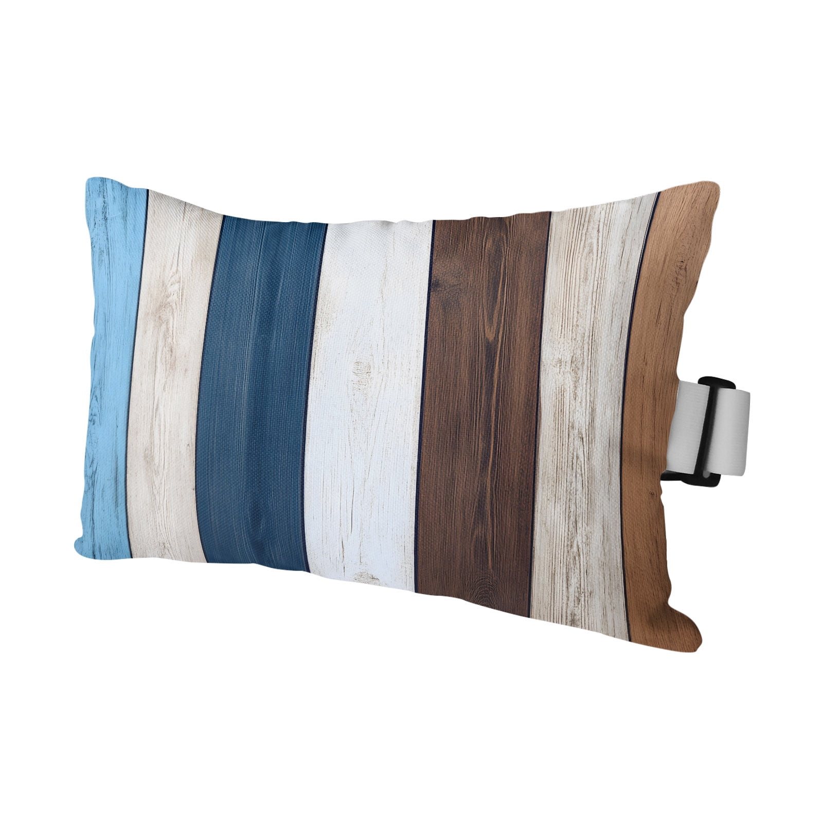 1PCS Outdoor Pillow for Chaise Lounge Chair Farm Wood Board Retro ...