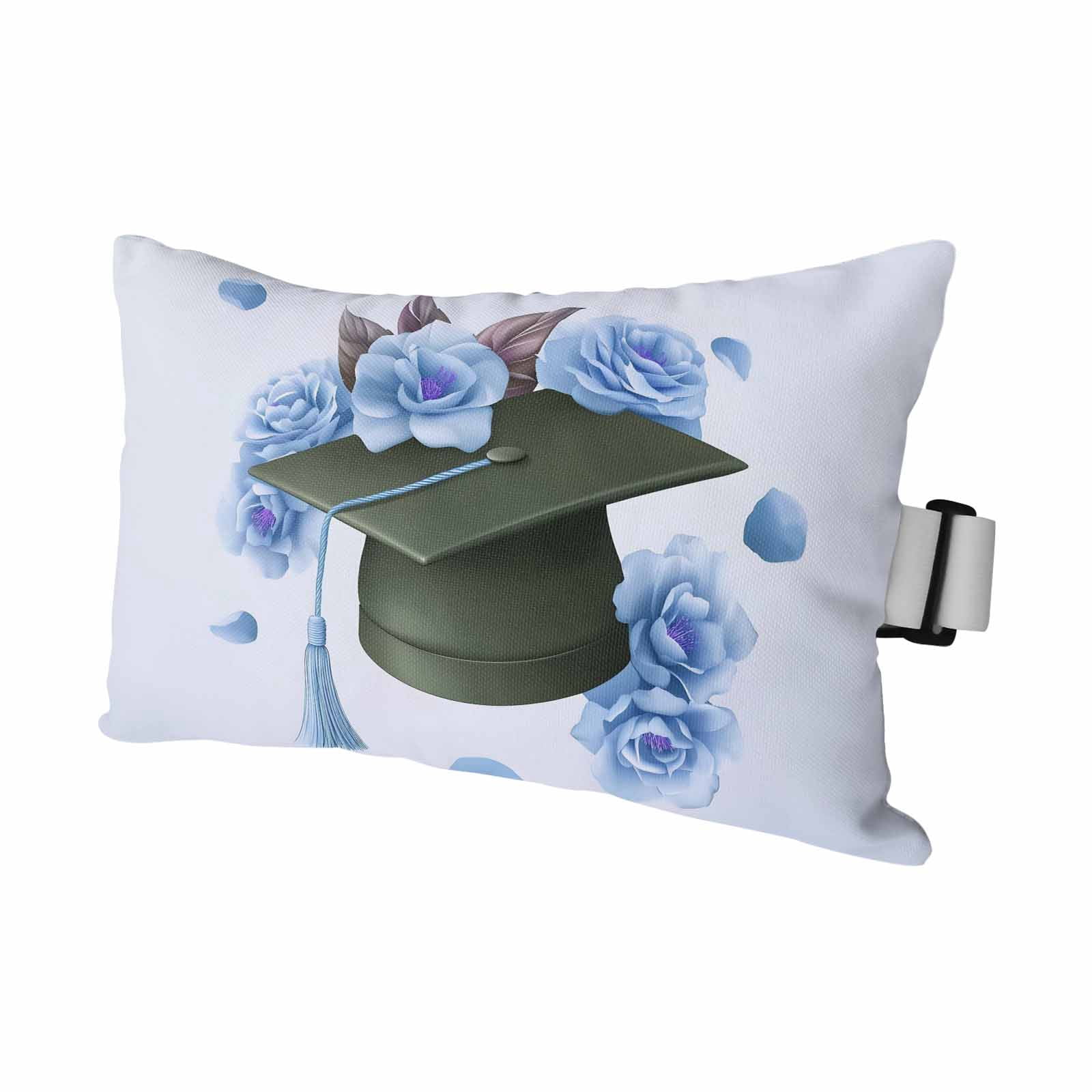 1PCS Outdoor Pillow for Chaise Lounge Chair Graduation Cap Flowers ...