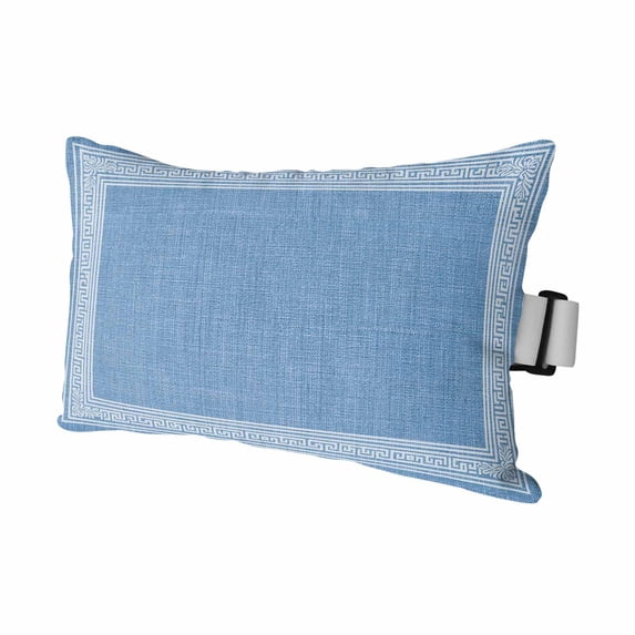 1PCS Outdoor Pillow for Chaise Lounge Chair Greece Sky Blue Key Design ...