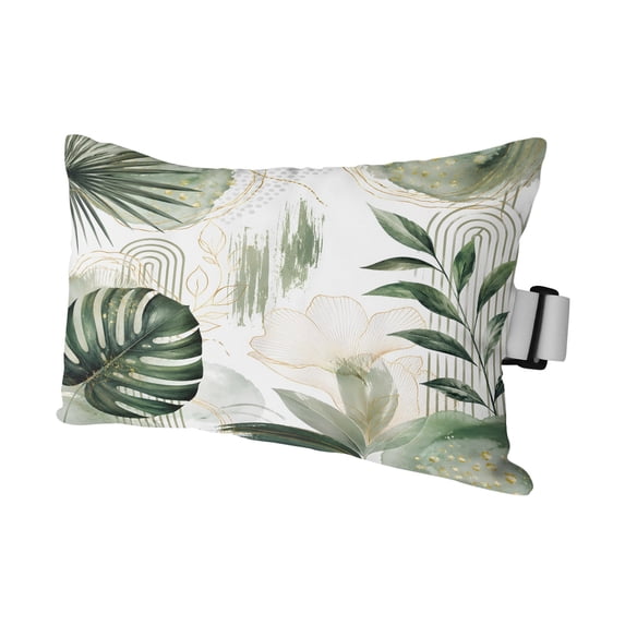 1PCS Outdoor Pillow for Chaise Lounge Chair Green Monstera Leaf ...