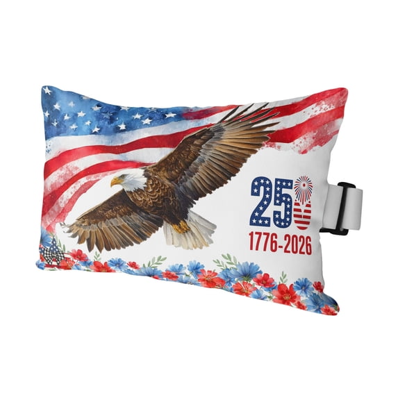 1PCS Outdoor Pillow for Chaise Lounge Chair Independence Day Eagle ...
