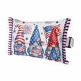 1PCS Outdoor Pillow for Chaise Lounge Chair Independence Day USA Flag ...