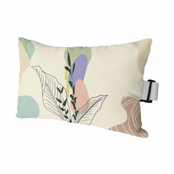 1PCS Outdoor Pillow for Chaise Lounge Chair Mid Century Boho Leaves ...