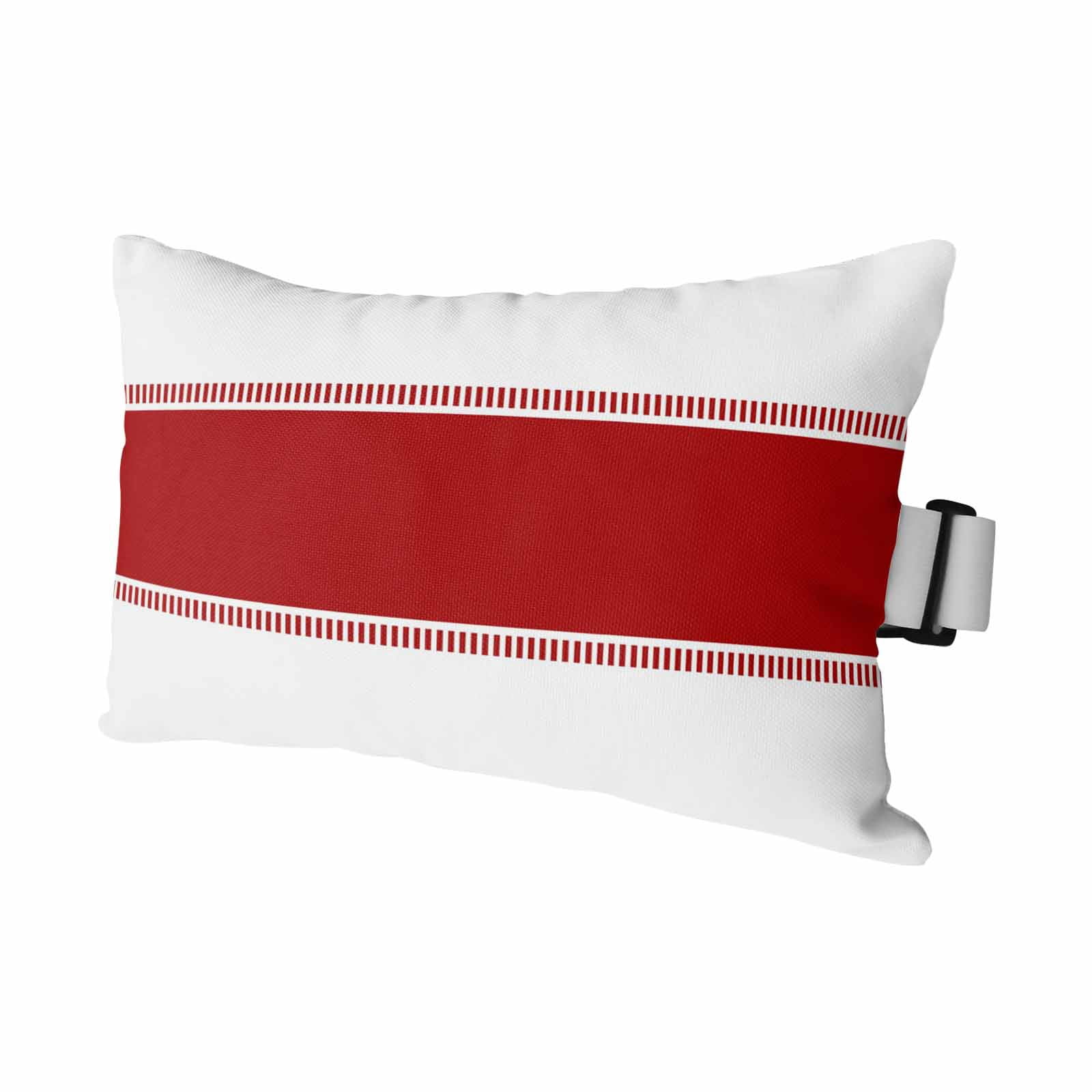 1PCS Outdoor Pillow for Chaise Lounge Chair Modern Red Stripe on White ...