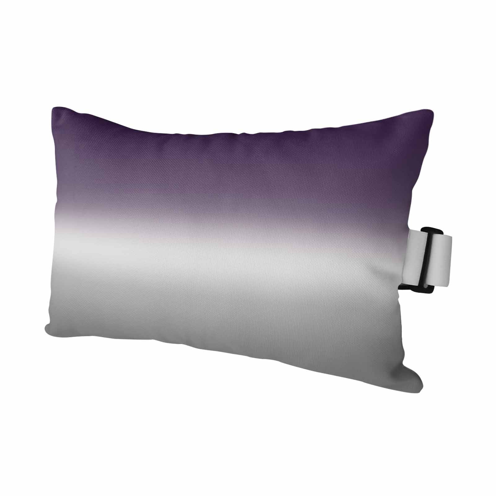 1PCS Outdoor Pillow for Chaise Lounge Chair Purple White Grey Gradient ...