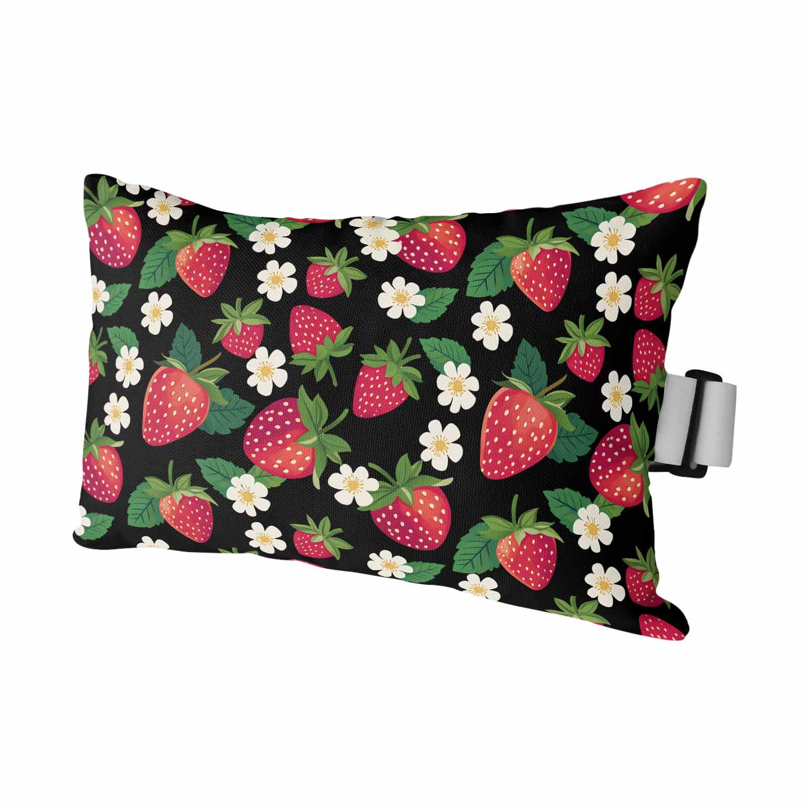 1PCS Outdoor Pillow for Chaise Lounge Chair Red Strawberry Litter ...