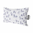 1PCS Outdoor Pillow for Chaise Lounge Chair Retro Grey Horses on Letter ...