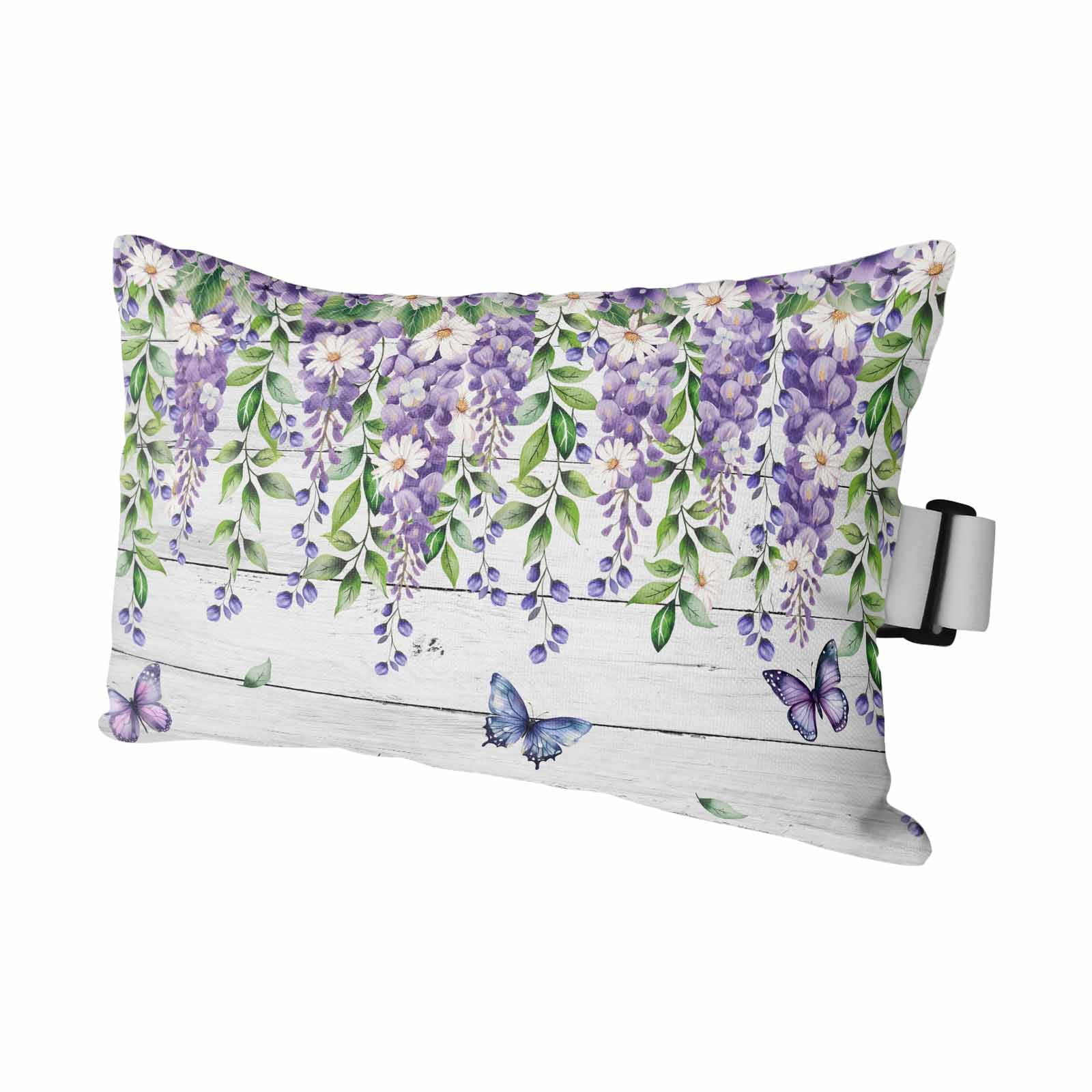 1PCS Outdoor Pillow for Chaise Lounge Chair Rustic Flower Leaf ...