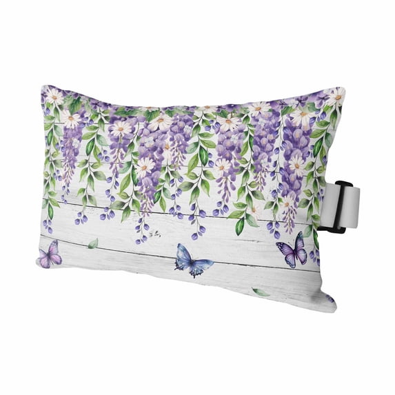 1PCS Outdoor Pillow for Chaise Lounge Chair Rustic Flower Leaf ...
