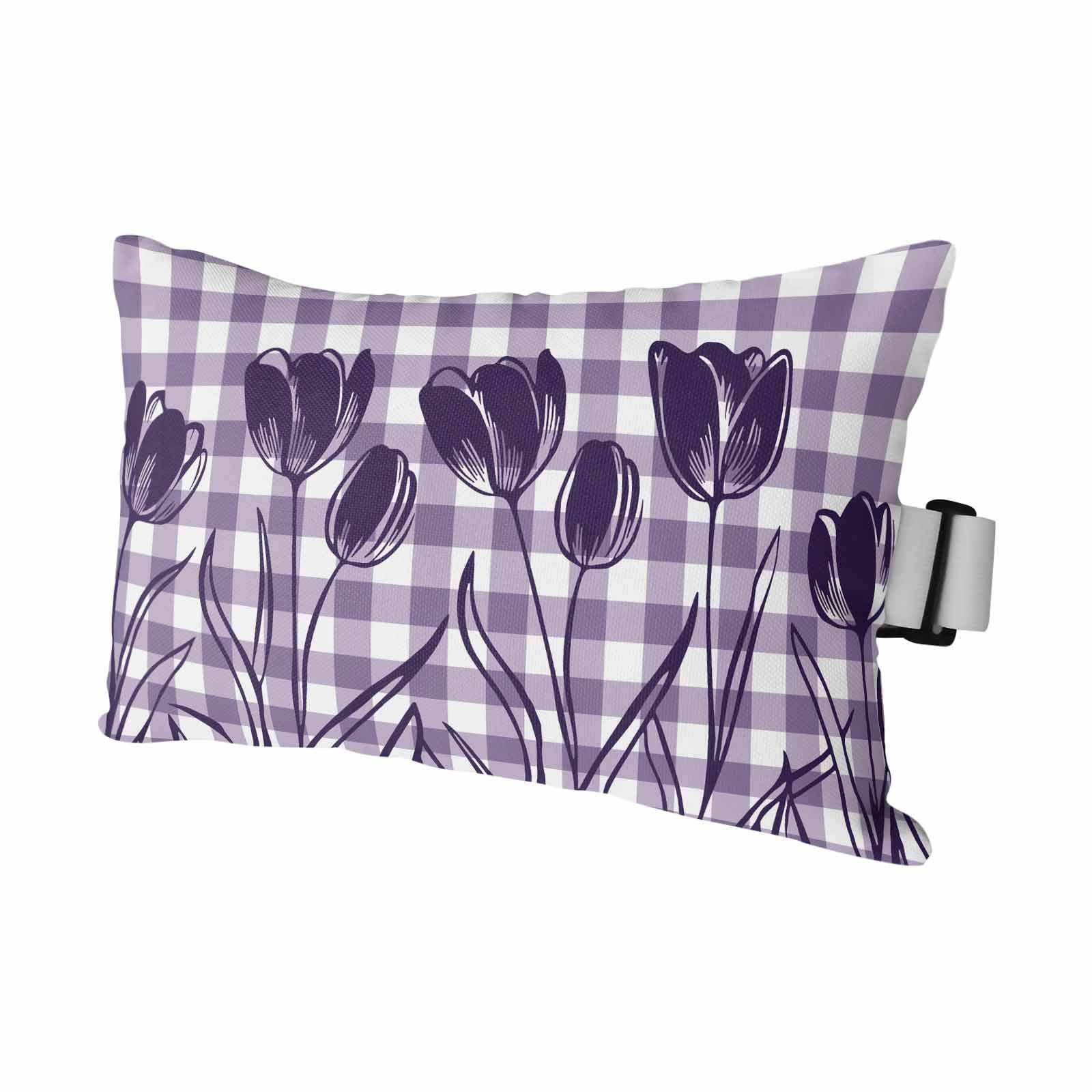 1PCS Outdoor Pillow for Chaise Lounge Chair Spring Abstract Tulip ...