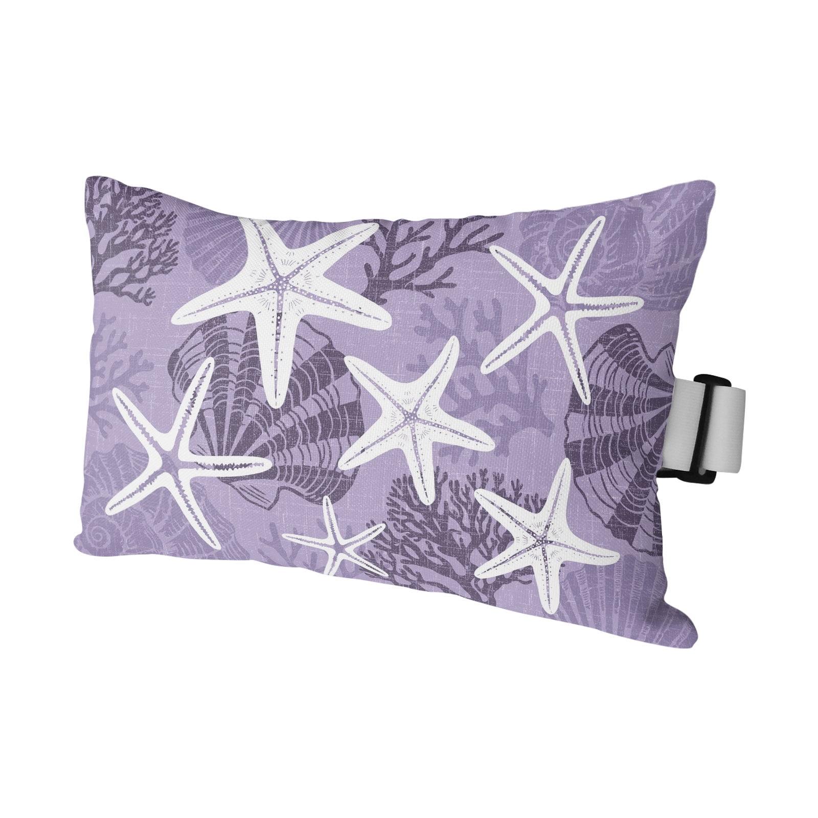 1PCS Outdoor Pillow for Chaise Lounge Chair Summer Coastal Starfish ...