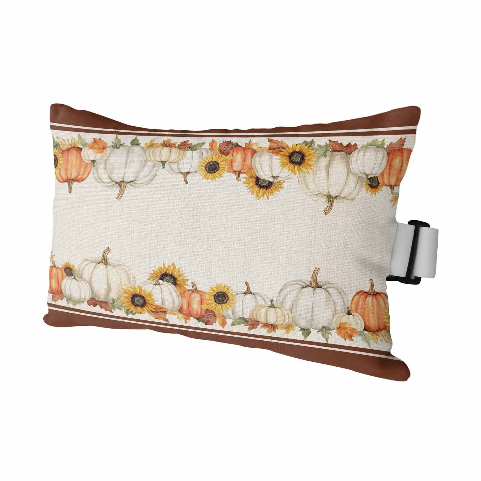 1PCS Outdoor Pillow for Chaise Lounge Chair Thanksgiving Pumpkin ...
