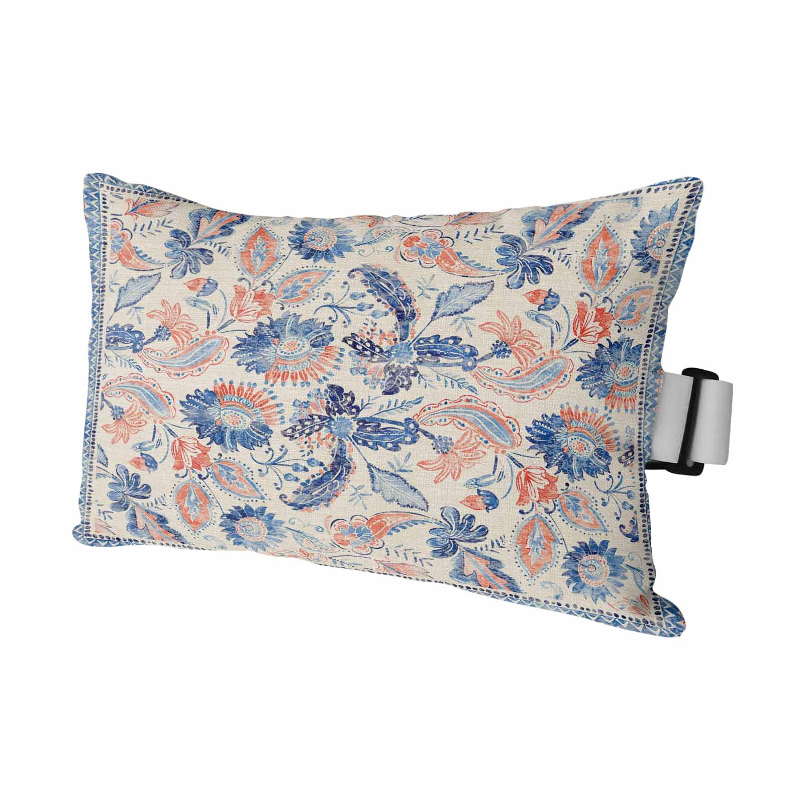 1PCS Outdoor Pillow for Chaise Lounge Chair Vintage Boho Floral Leaves ...