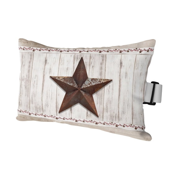 1PCS Outdoor Pillow for Chaise Lounge Chair Vintage Texas Star on Grey ...
