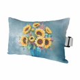 1PCS Outdoor Pillow for Chaise Lounge Chair Vintage Yellow Blooming ...
