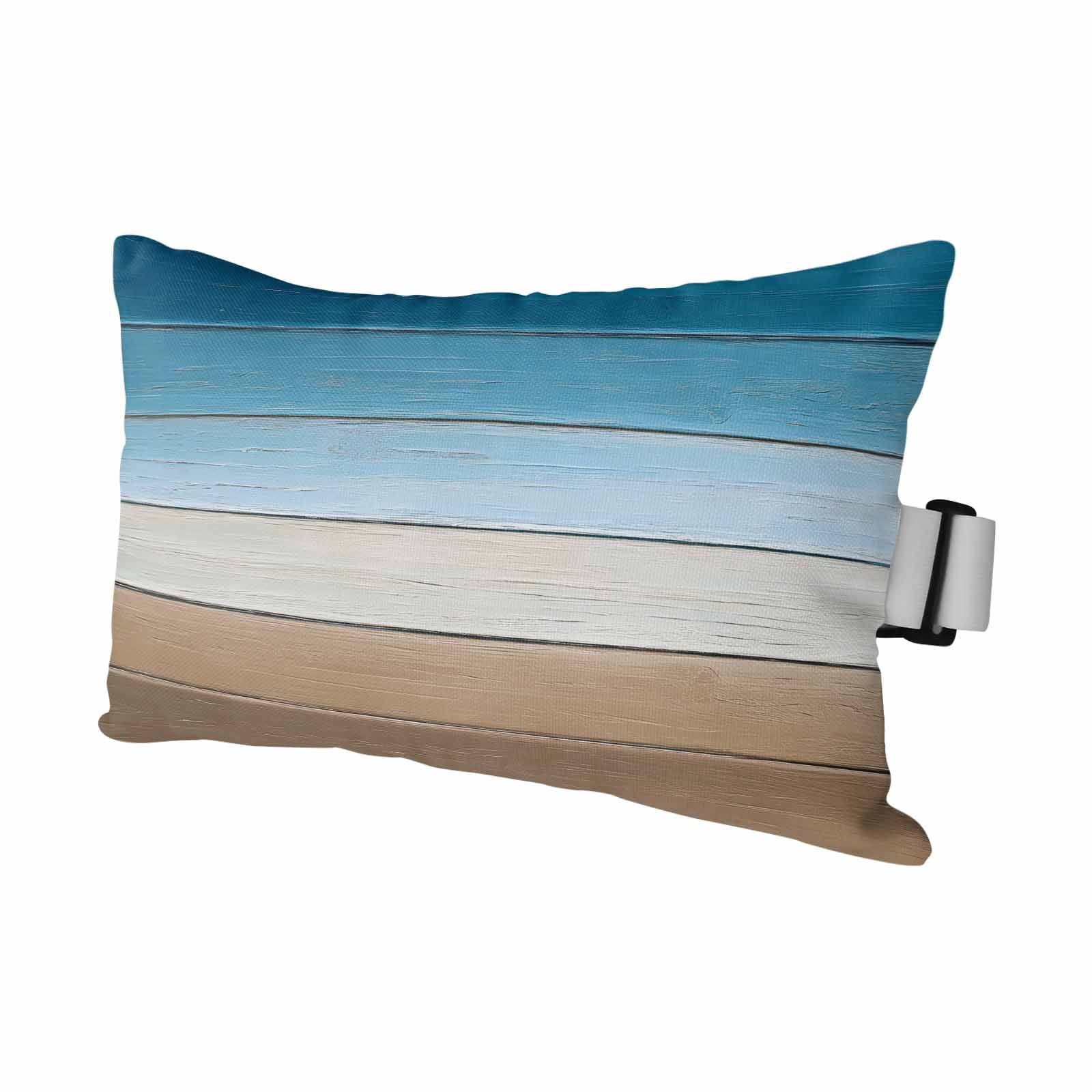 1PCS Outdoor Pillow for Chaise Lounge Chair Watercolor Blue Gradient ...