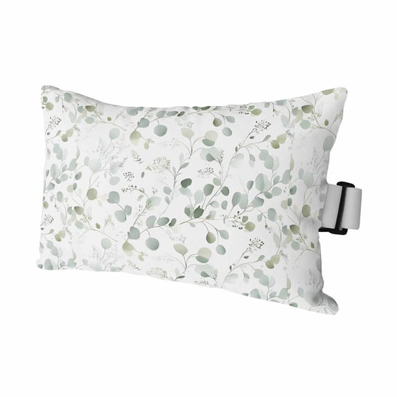 1PCS Outdoor Pillow for Chaise Lounge Chair Watercolor Eucalyptus Leaf ...