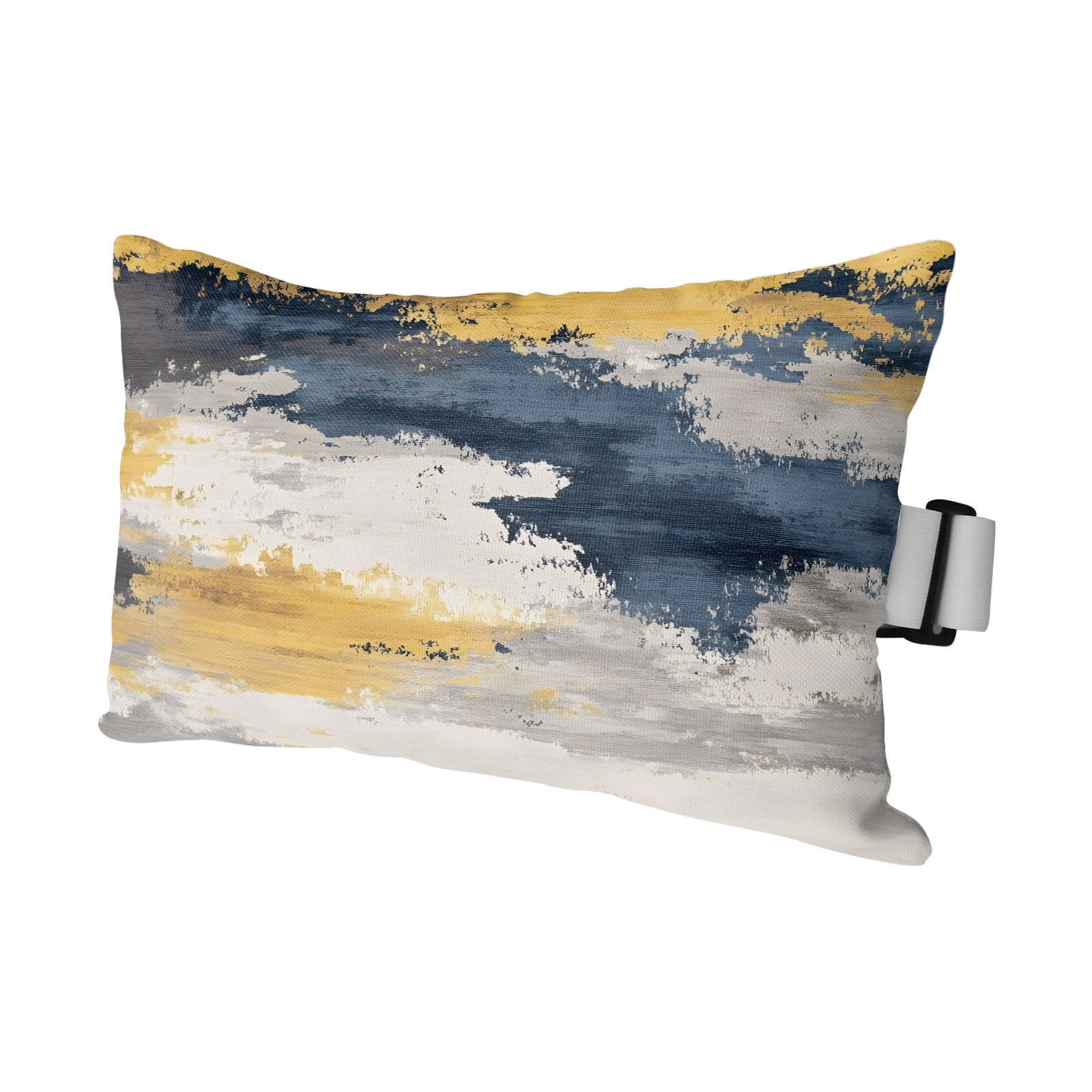1PCS Outdoor Pillow for Chaise Lounge Chair Watercolor Graffiti Color ...