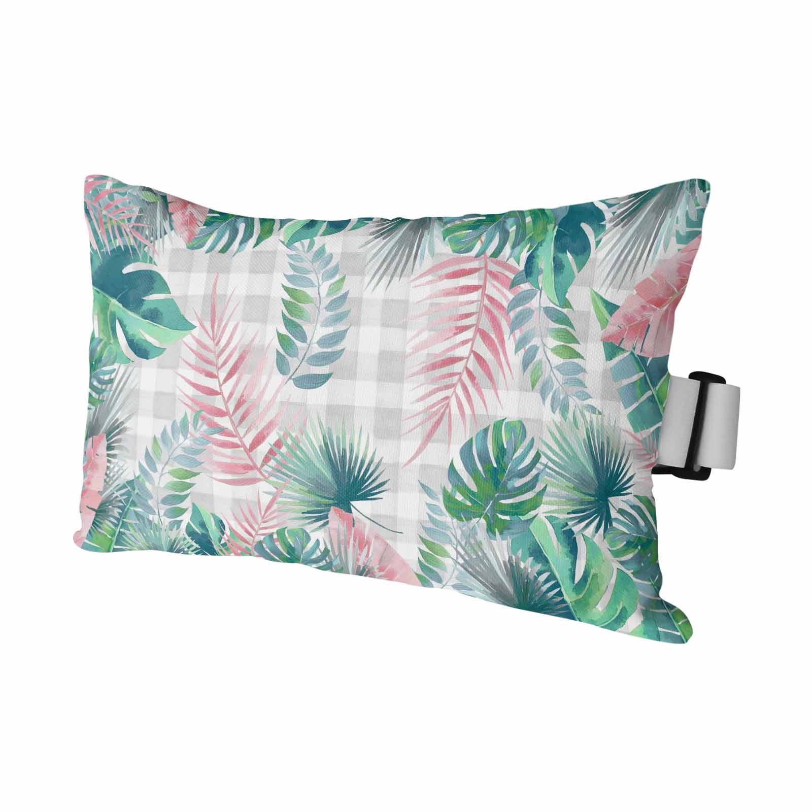 1PCS Outdoor Pillow for Chaise Lounge Chair Watercolor Green Pink ...