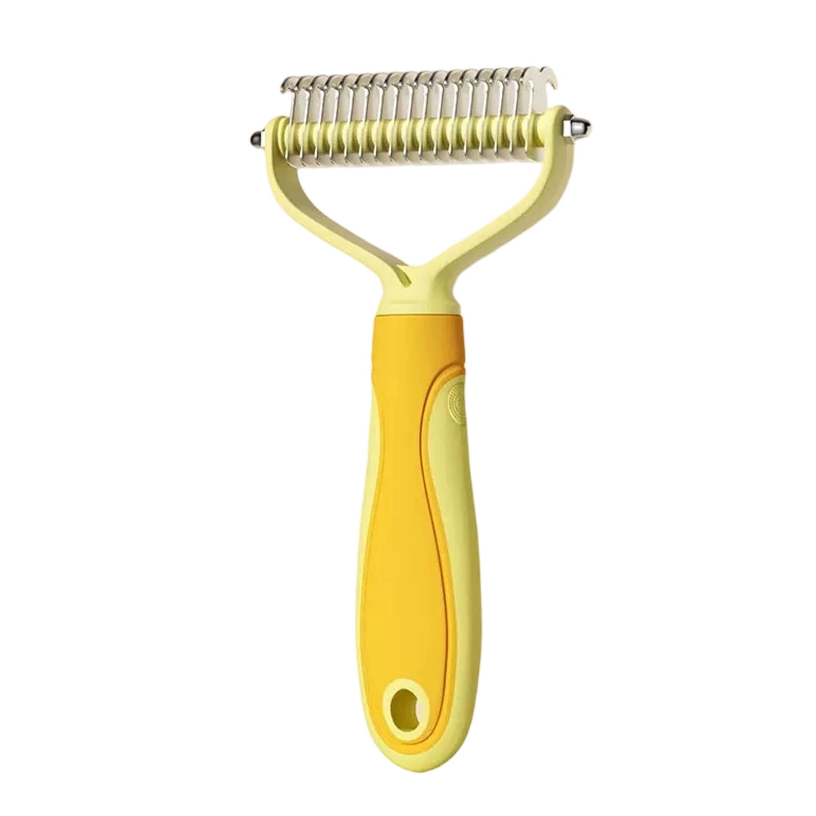 1PCS Pet Pro Grooming Tool, Double Sided Deshedding Brush for Dogs and ...