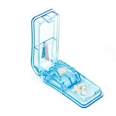Equate Pill Cutter with Safety Shield and Magnifier, Plastic - Walmart.com