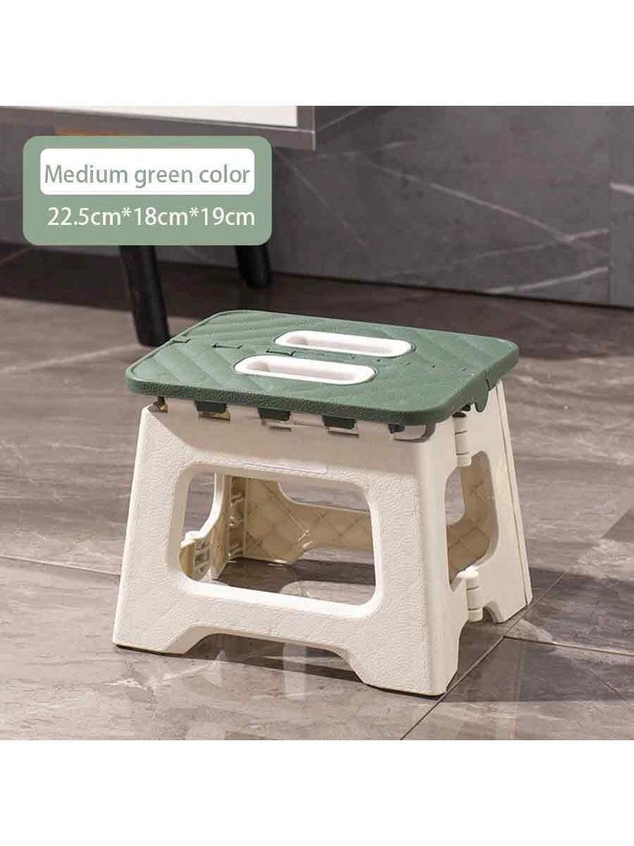 1PCS Portable Multi-Functional Gray Plastic Folding Stool – No Assembly ...