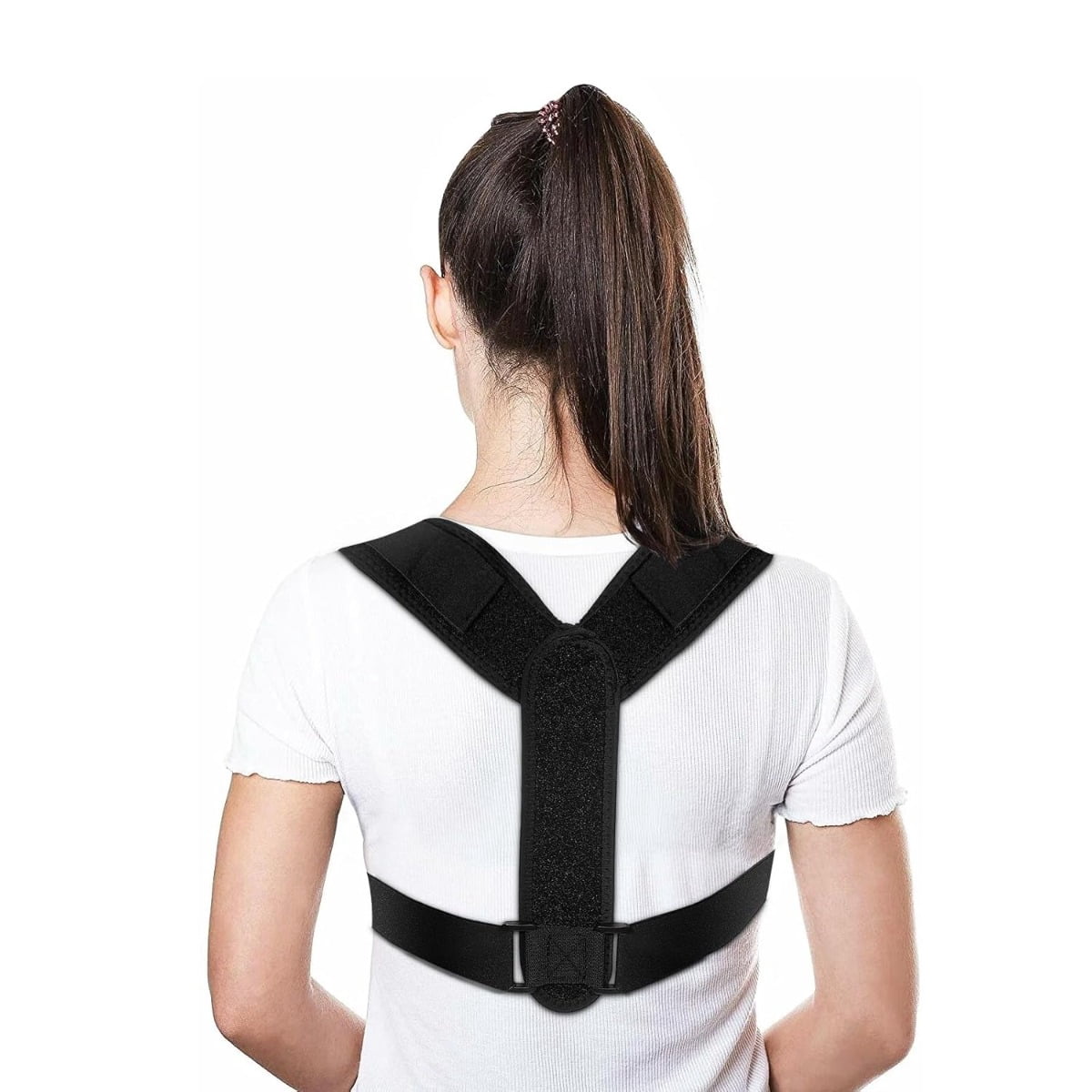 1PCS Posture Corrector for Women and Men, Adjustable Upper Back Brace ...