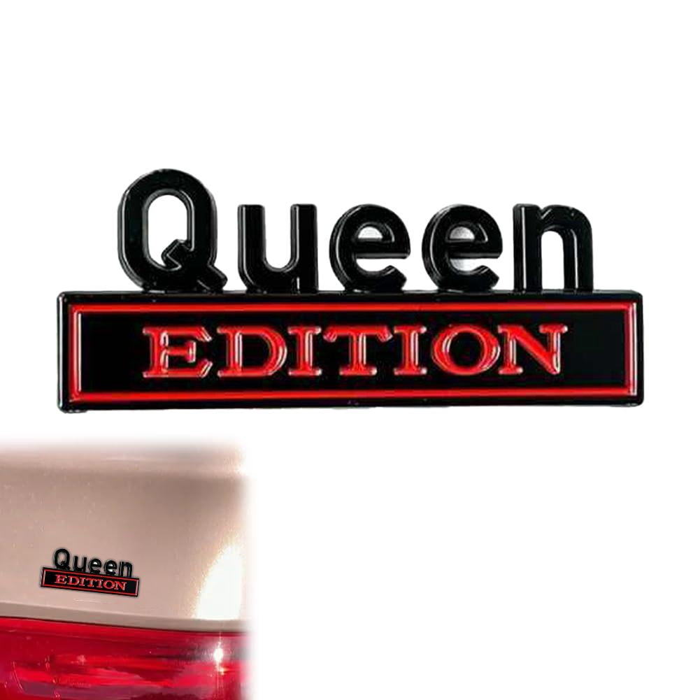 1PCS Queen Edition 3D Emblem Sticker, 2026 New Queen Edition Emblem ...