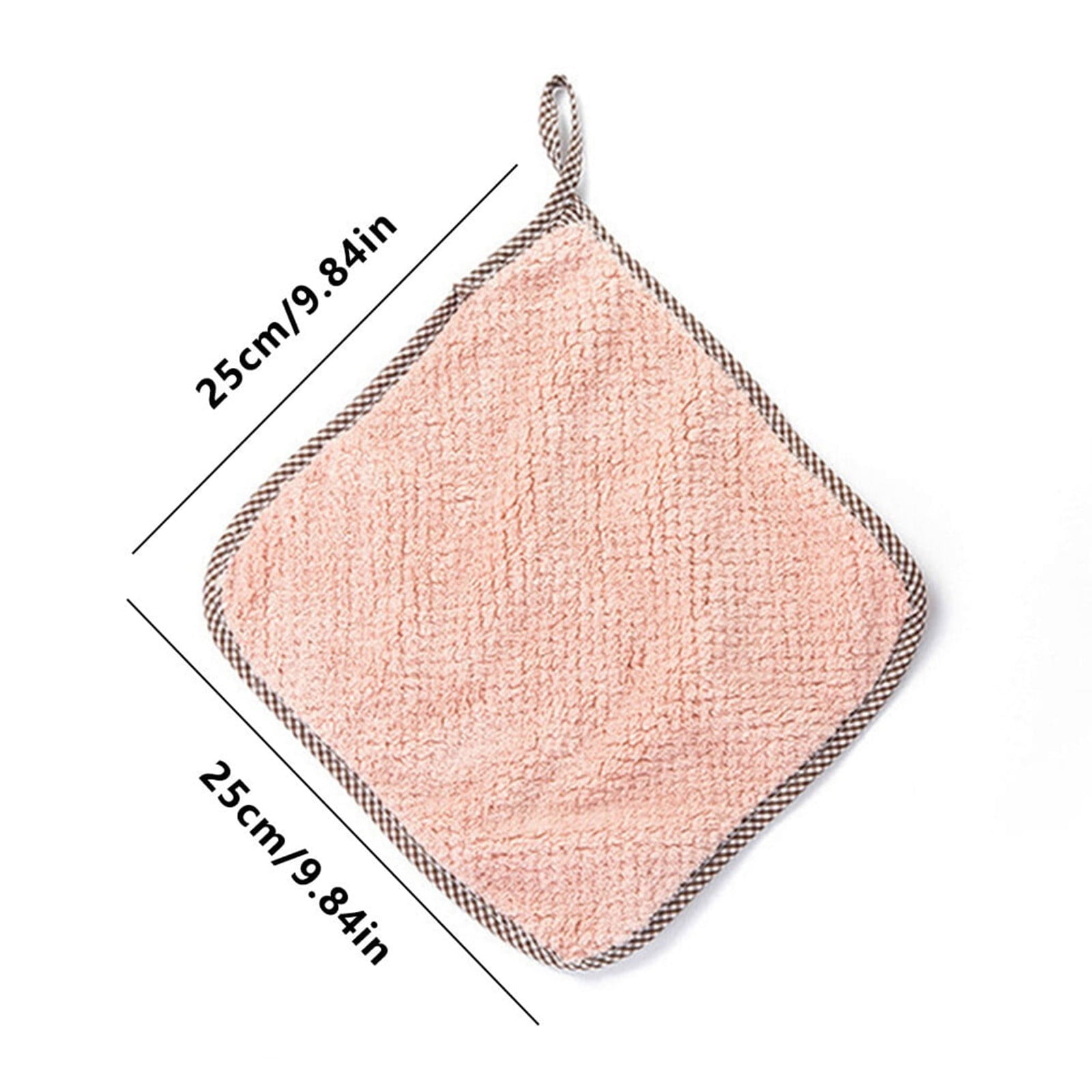 1PCS Rag Dish Cloth Water Absorption Thickening Pot Washing Towel Table ...
