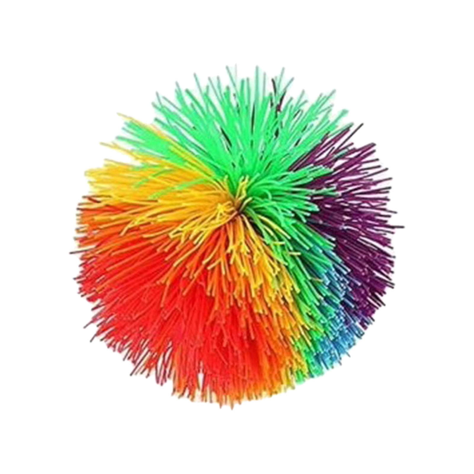1PCS Rainbow Koosh Sensory Bouncy Toy Stress Relief Silicone Stretchy ...