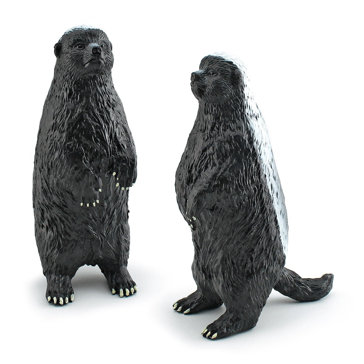 1PCS Realistic Animal Figures, Honey Badger Ratel Figurines,Hand ...