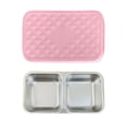 1PCS Reusable Metal Snack Containers with Silicone Lids, Stainless ...
