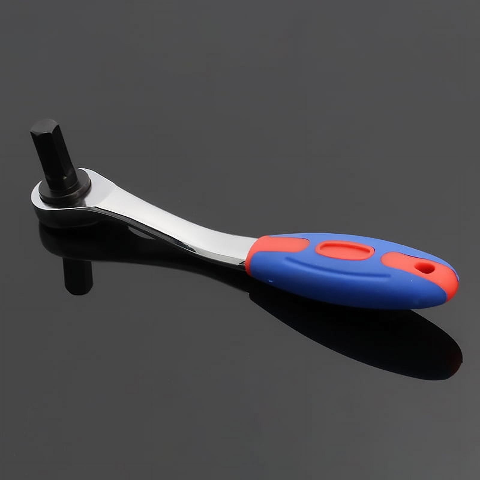 1PCS Reversible Ratchet Hex Wrench 3-17mm Hexagonal Spanner Quick Hex ...