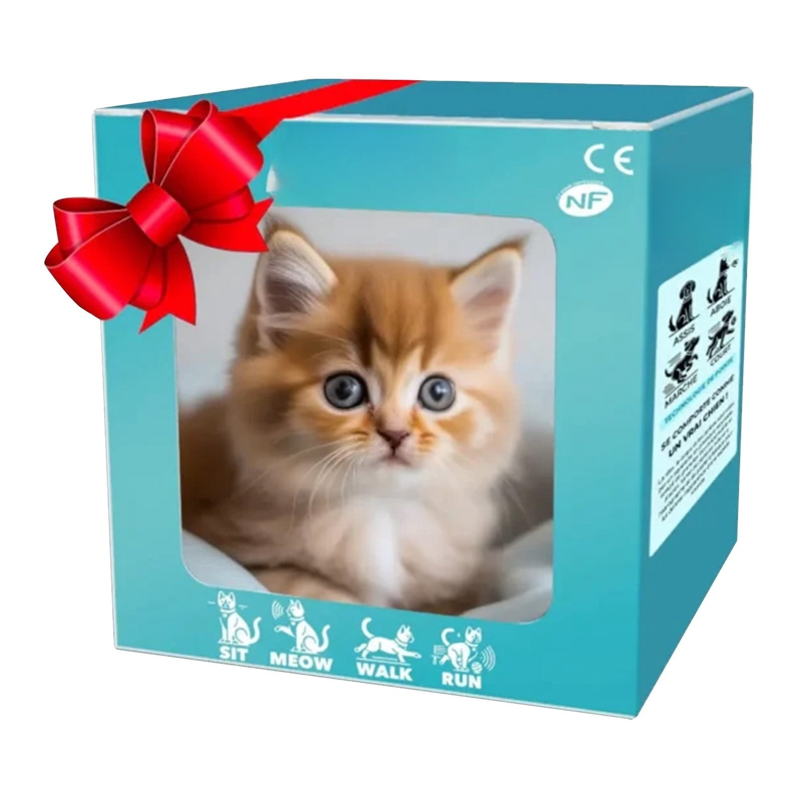 1PCS Robot Cat, My Realistic Robotic Cat, Robot Kitty That Acts Like A ...